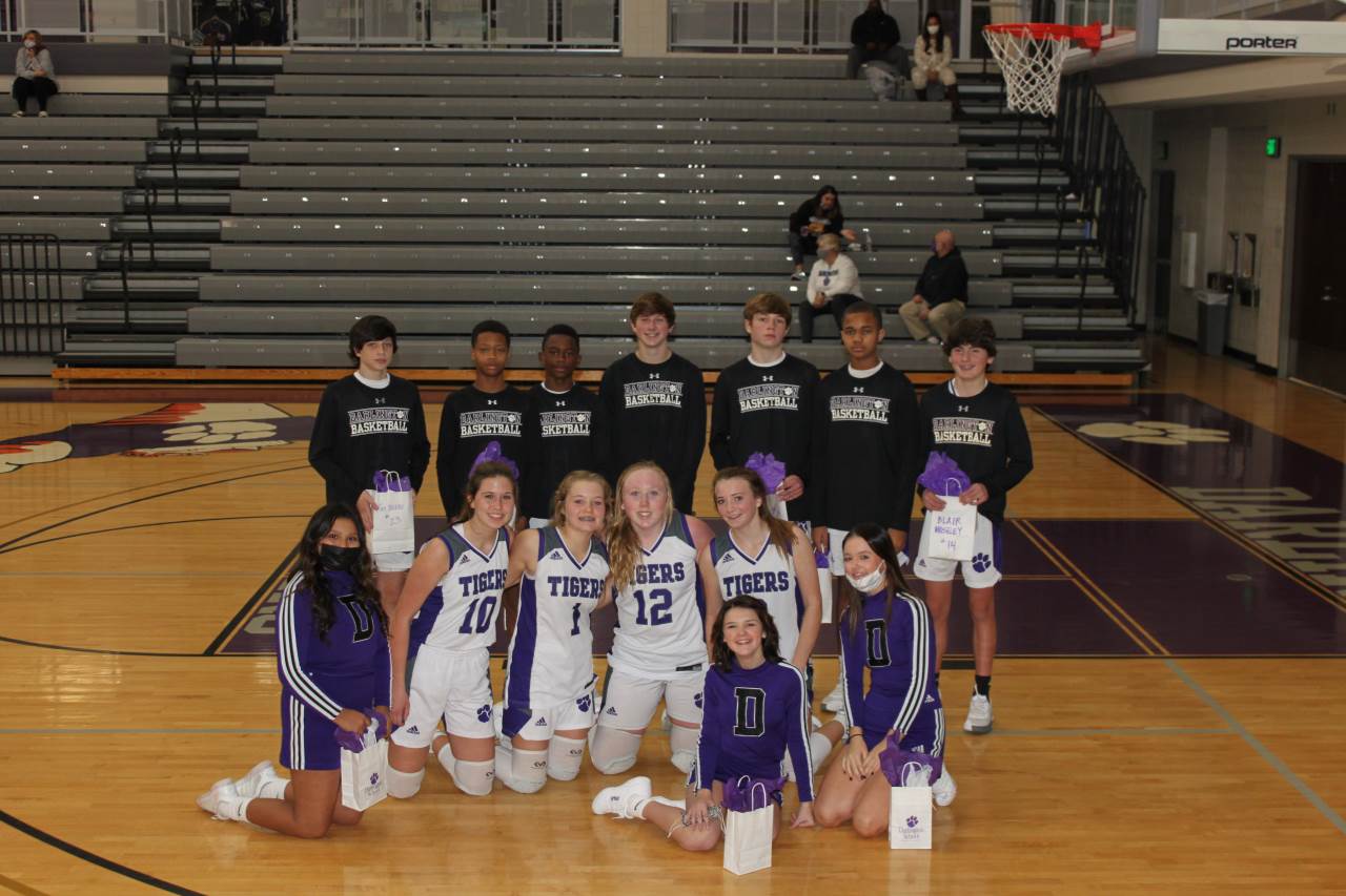 8th Grade Night for Middle School Basketball and Cheerleading