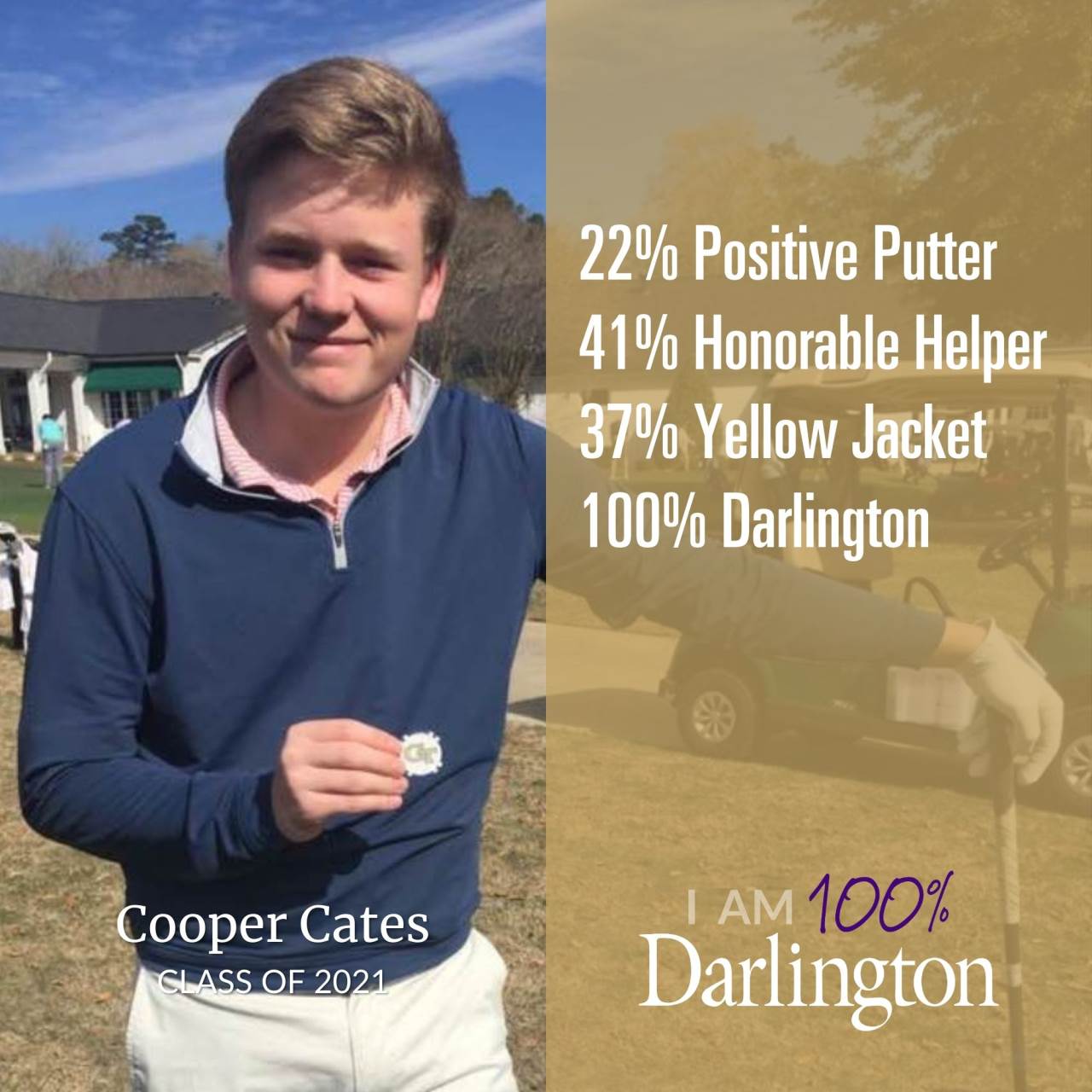 Day #SeniorSpotlight: Cooper Cates