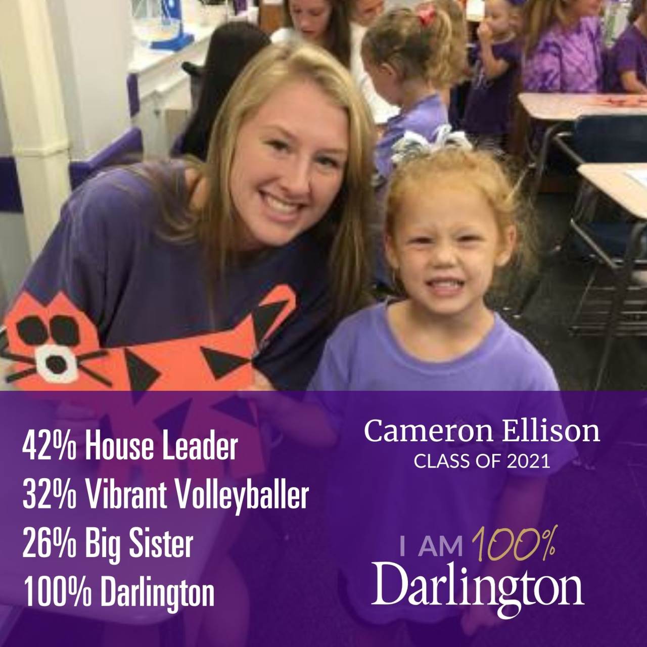 Day #SeniorSpotlight: Cameron Ellison