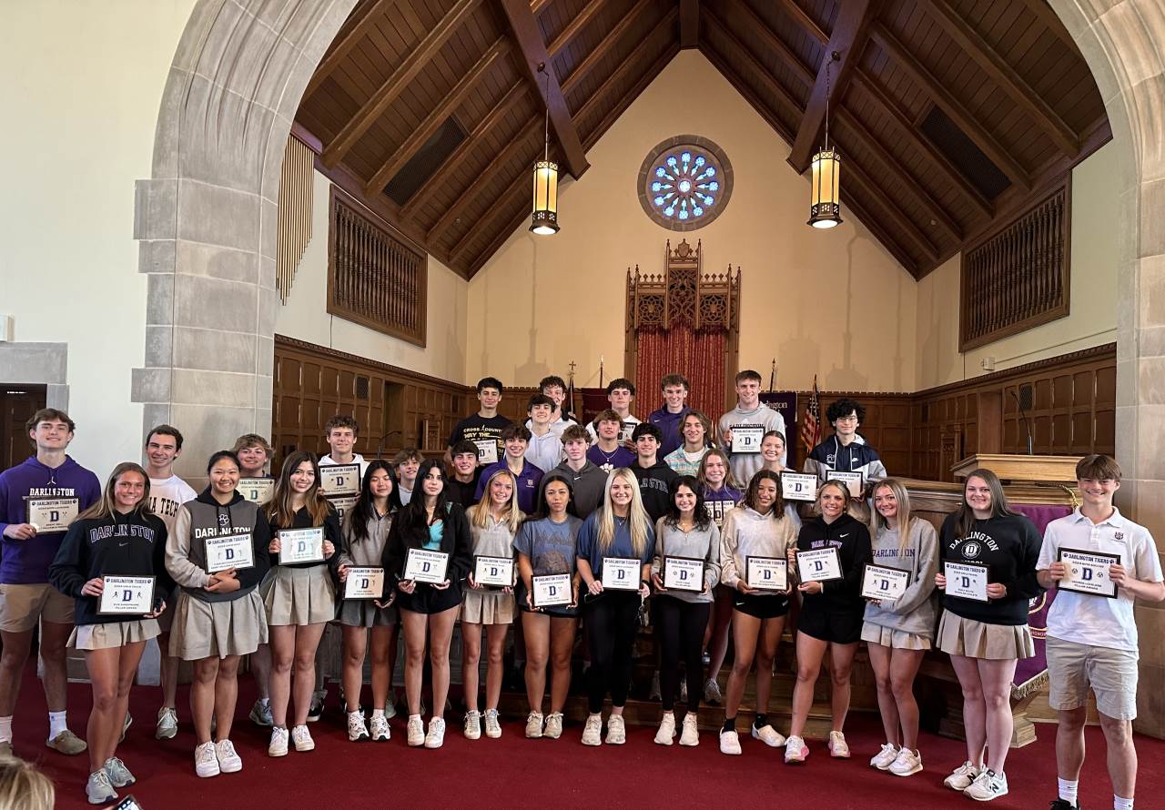 Student-athletes recognized at Spring Sports Assembly