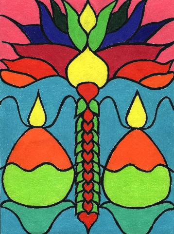 Student Art: Colored Pencil Projects