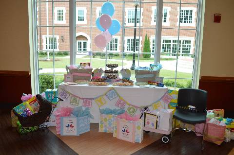 5th Grade Showers the Fine Twins