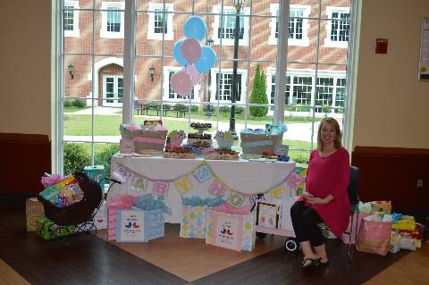 5th Grade Showers the Fine Twins