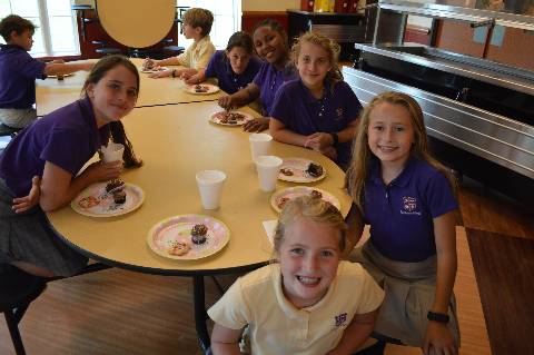 5th Grade Showers the Fine Twins