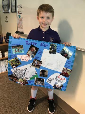 3rd-Graders Share “Me Collages”