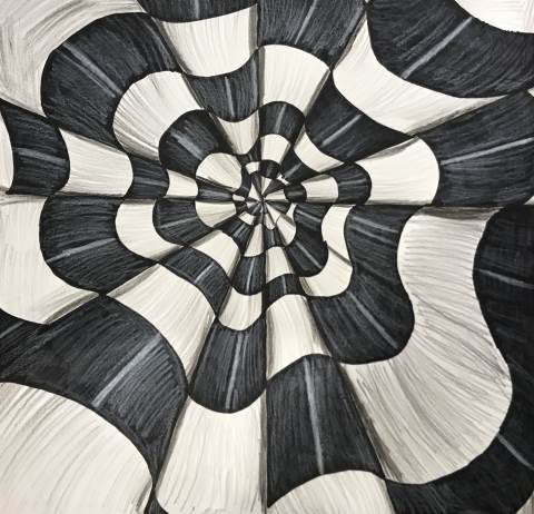 #FFTA2020: 5th Grade Optical Illusion Art
