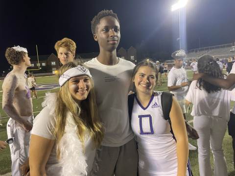 1st Home Varsity Football Game WHITE OUT