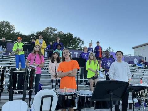 Stadium Band at the Homecoming Game