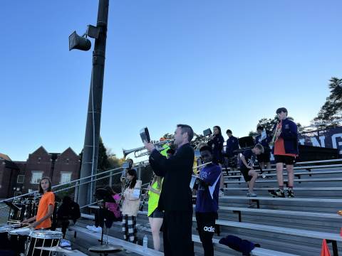 Stadium Band at the Homecoming Game