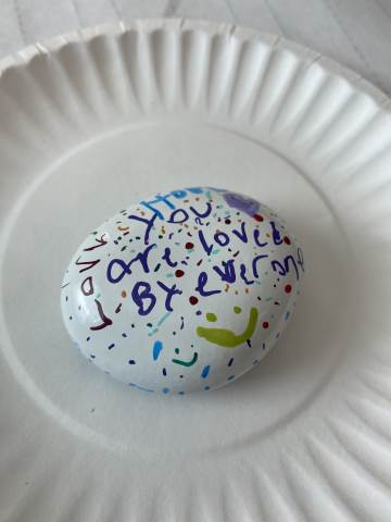 Grades 3-5 "You Rock" Art Project