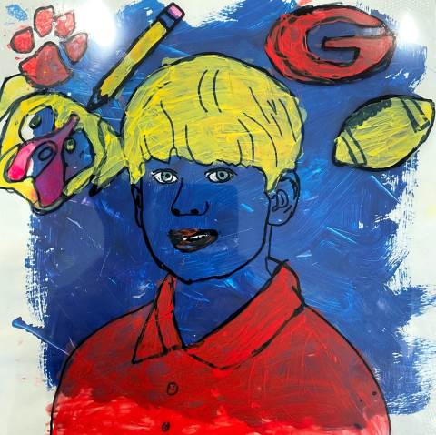 5th Grade Self-Portraits