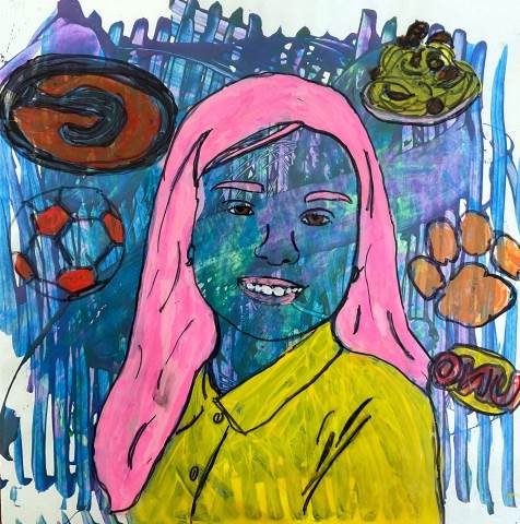 5th Grade Self-Portraits