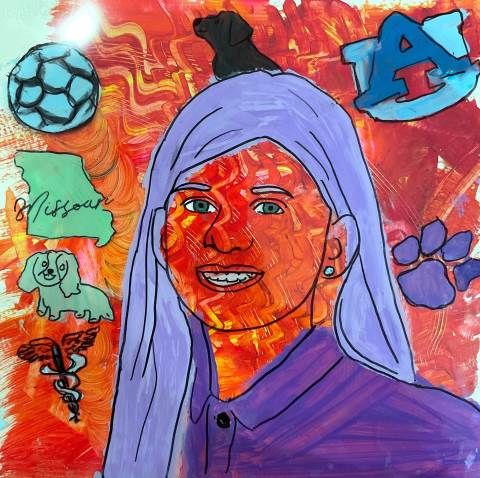 5th Grade Self-Portraits