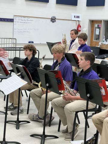 Middle School Jazz Band at Jazz Performance Evaluation