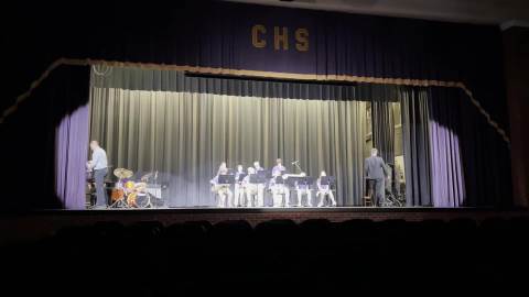 Middle School Jazz Band at Jazz Performance Evaluation