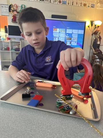 Magnet Fun in First Grade
