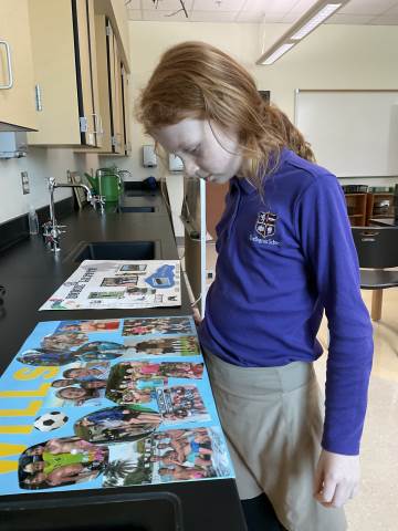 3rd-Graders Share "Me Collages"