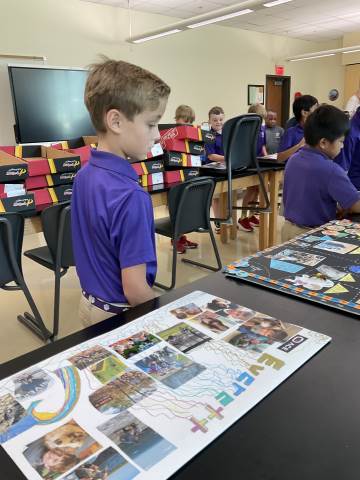 3rd-Graders Share "Me Collages"