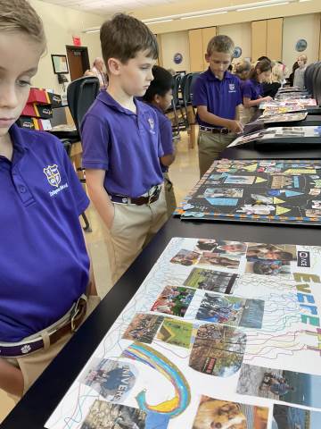 3rd-Graders Share "Me Collages"