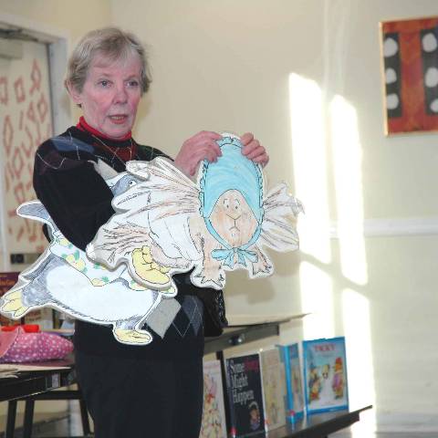 Guest author Helen Lester visits Lower School