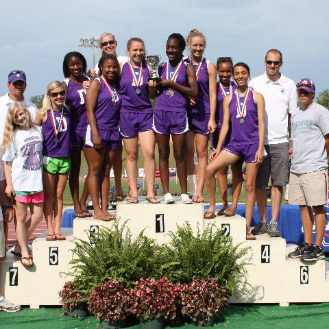 Girls' Varsity Track Team at State