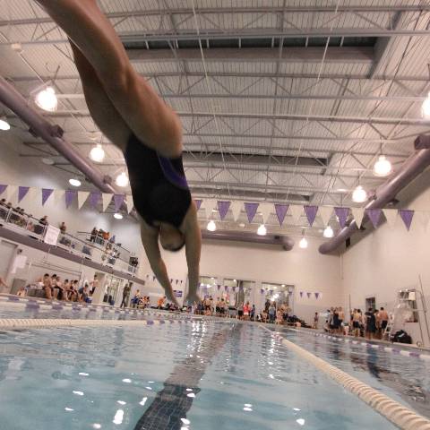 Swim & Dive team hosts first home meet of season