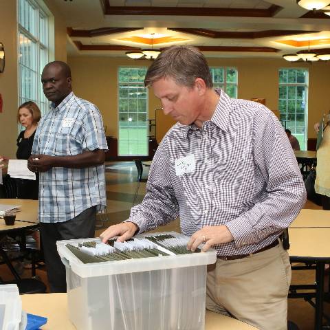 Annual Fund Phonathon Kickoff in Thatcher Hall