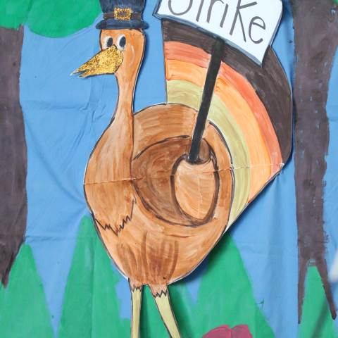 2nd-Graders Present "The Turkeys Go On Strike"