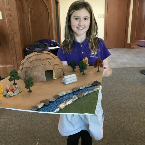 3rd Grade Pilgrim & Wampanoag Projects
