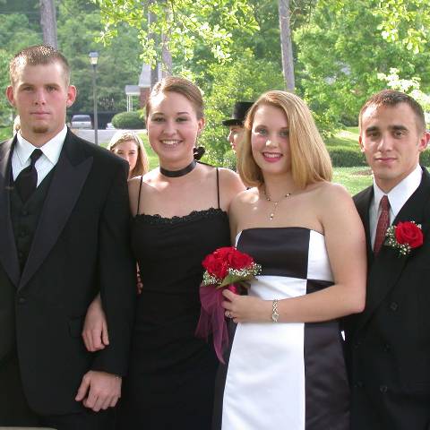 Having photos taken for Junior-Senior Prom