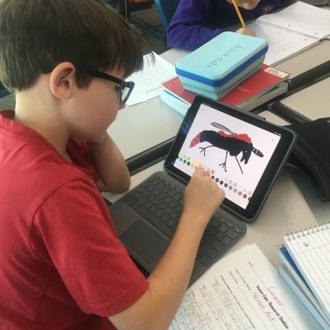 5th Grade Creates Toontastic Cartoons for Insect Expo