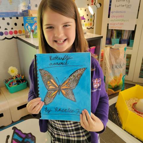 Second Grade Butterfly Reception